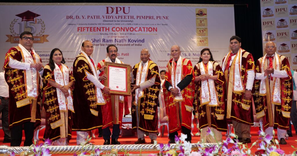 Former President of India, Hon’ble Ram Nath Kovind, graced the 15th ...